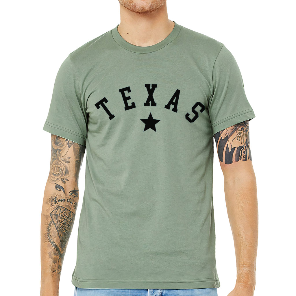 Proud Texan Short Sleeve T-Shirt - Texas Themed Gift - Texas Inspired ...